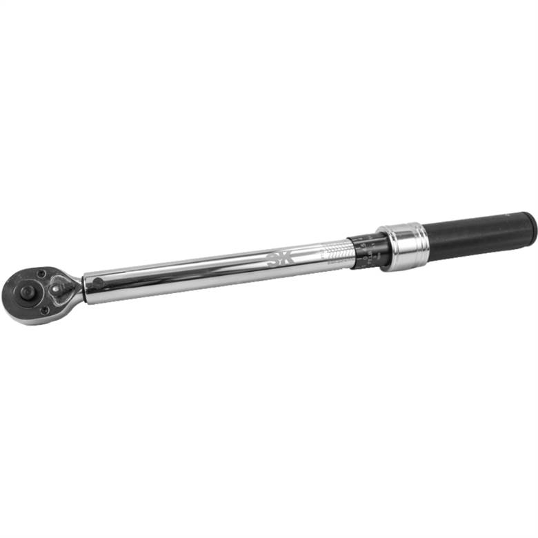 SK Hand Tool 77100 3 8 Micrometer Adjustable Torque Wrench 10 100 ft lbs