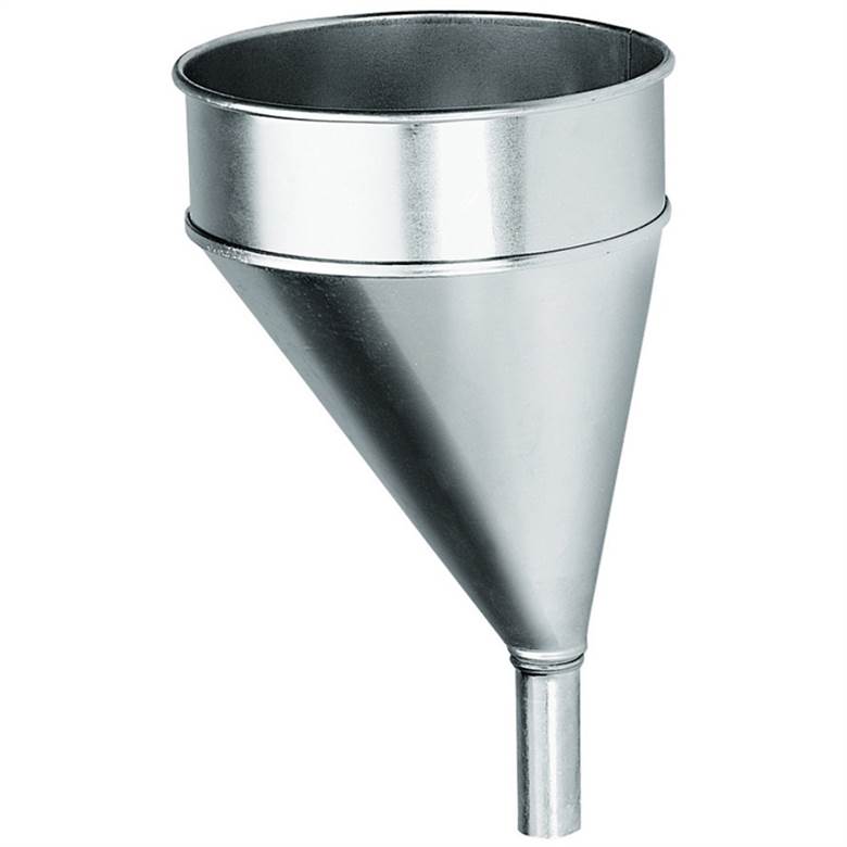 Lumax LX1706 - 6 Quart Offset Galvanized Steel Funnel