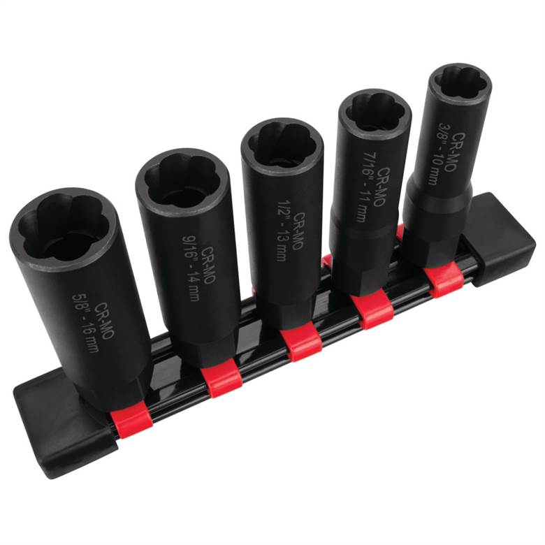 Performance Tool W38923 - 5 pc. Deep Bolt Extractor Set