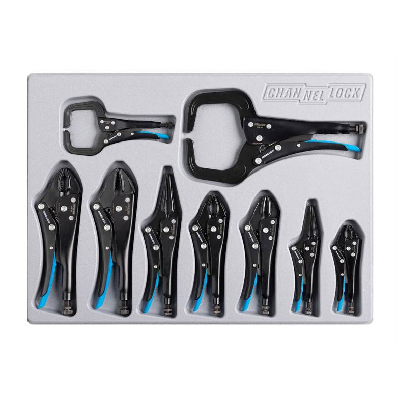 Channellock PC-L1 9 pc Locking Pliers Set with Tray